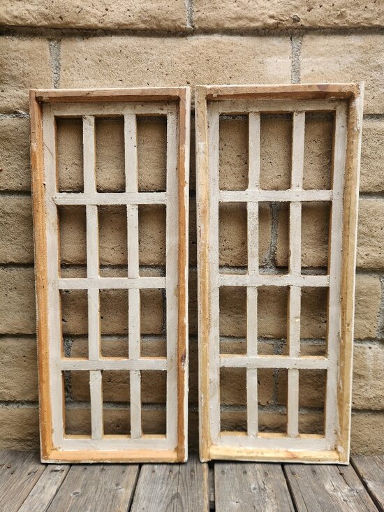 Handmade | Accents | 2 Pcs 29 H Capuato Farmhouse Arch Wood Distress ...
